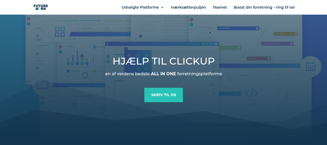 Hjælp til ClickUp - Future Work